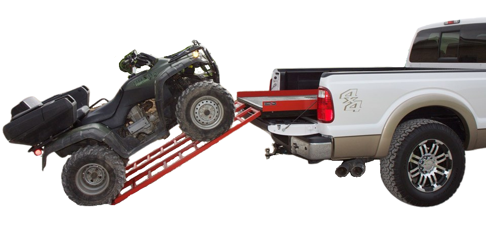 Ramp Truck Bed Slide | 1800lbs Capacity | Cargo Ease